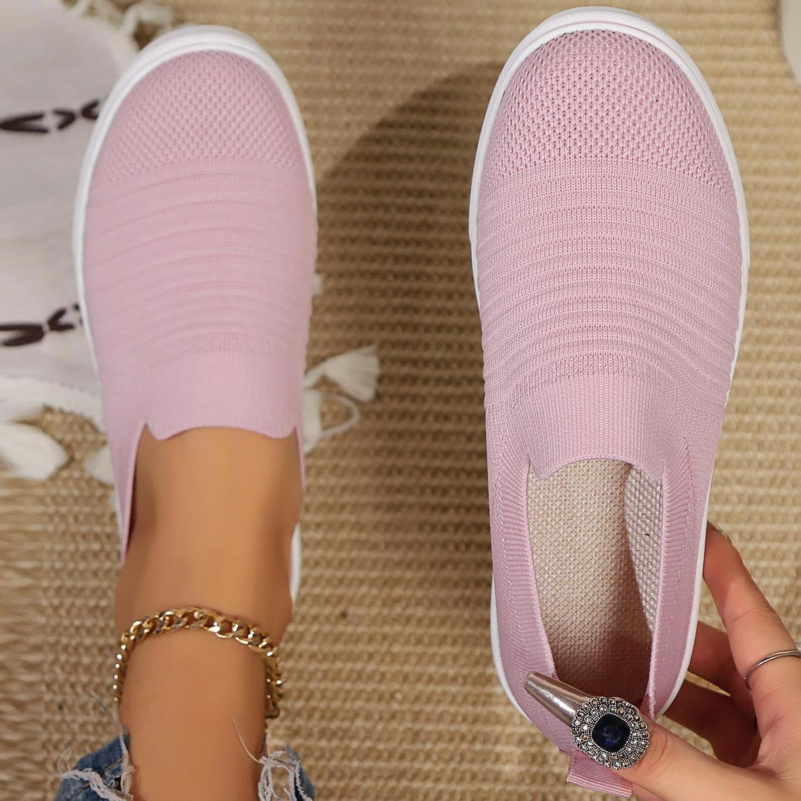 CaiJunJia Womens Slip On Shoes - Casual Boat Loafers Shoes for Women ...
