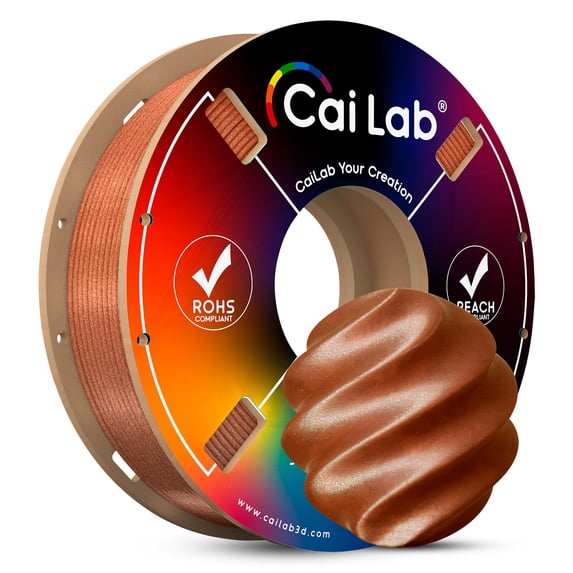 CaiLab PLA Chameleon 3D Printer Filament 1.75mm, Color-Shifting Finish ...