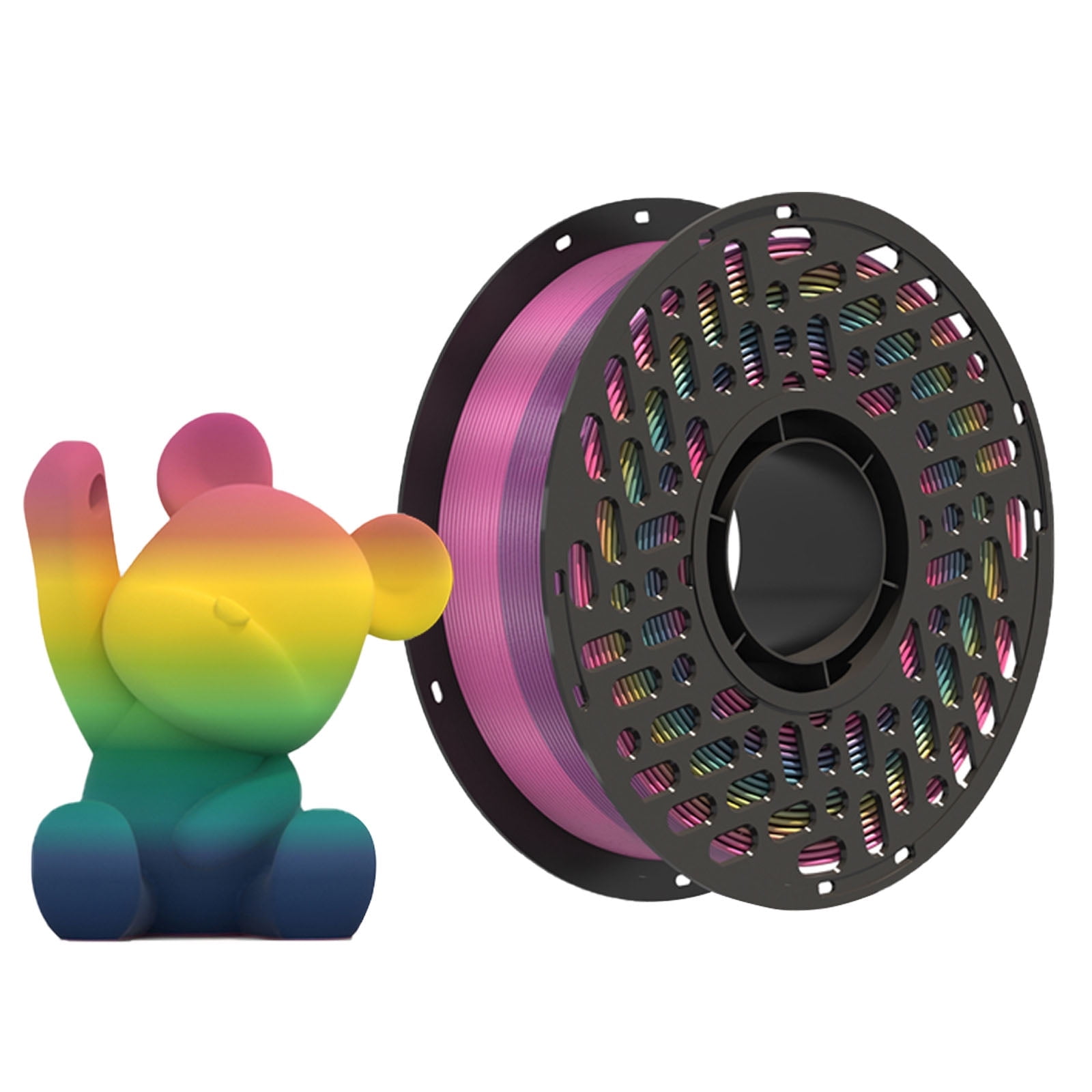 Cailab PLA Silk Gradient 3D Printer Filaments, Multicolor, for FDM 3D ...