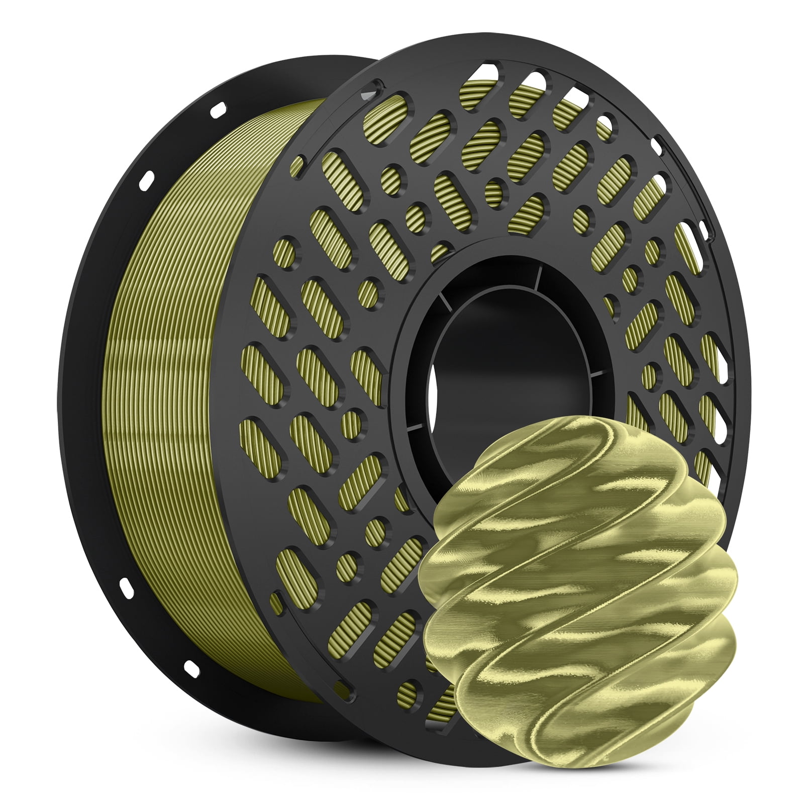 CaiLab PLA Silk High-Gloss Finish 3D Printer Filaments, 7 Ounce Spool ...