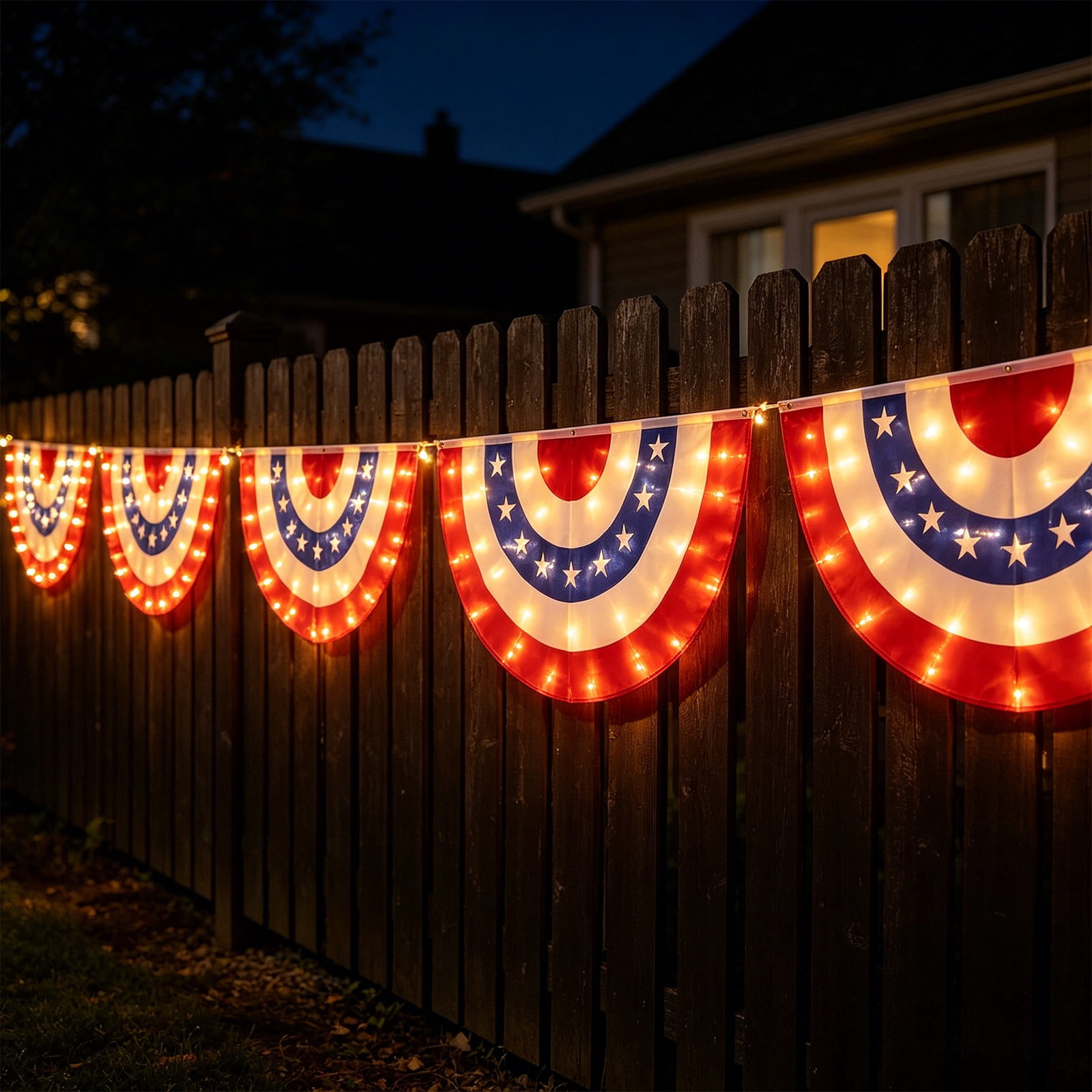 CaiTeLin 6Pc Independence Day Patriotic Bunting Banner, Holiday ...