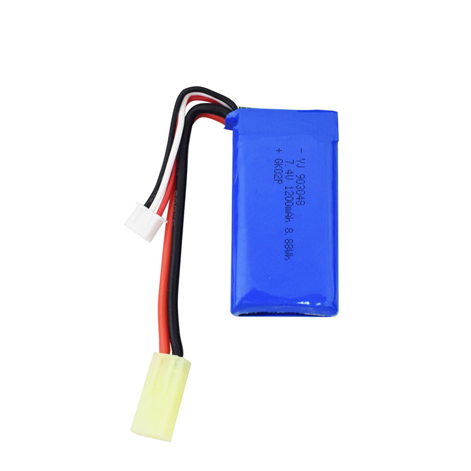 CaiTeLin 7.4V 1200mah Lithium Battery for 2.4G 1:18 Full Scale High ...