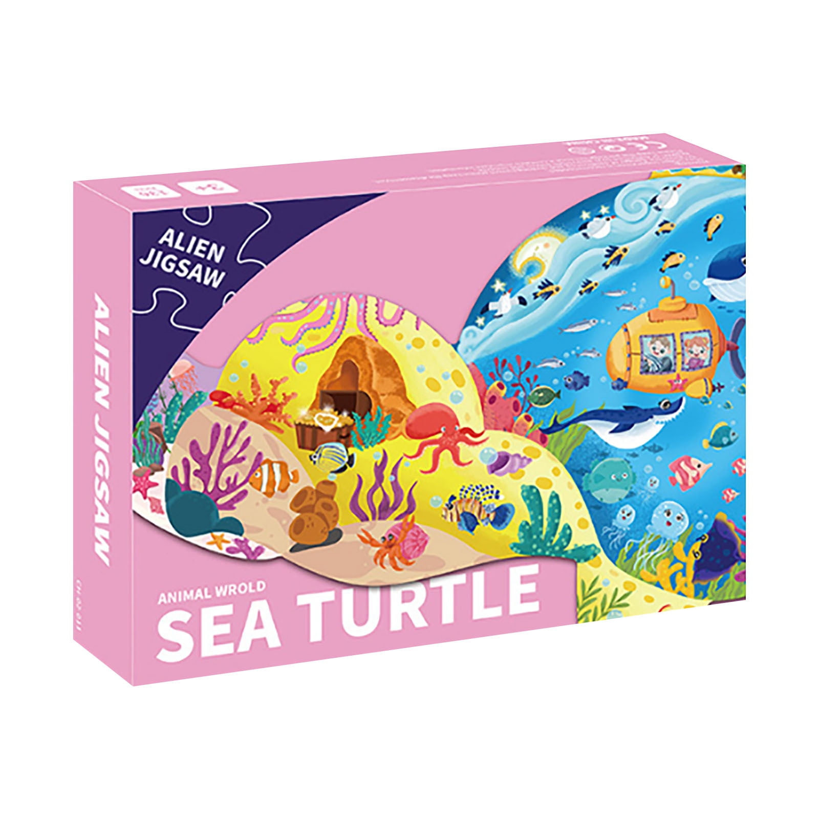 CaiTeLin Children's Special-shaped Large Puzzle Intelligence Flat Chart ...