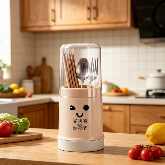 CaiTeLin Chopstick Holder With Lid Durable Construction, Drainage ...