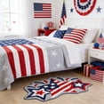 CaiTeLin Independence Day Rug Flag Faux Plush Bathroom Mat, Coffee ...