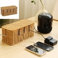 CaiTeLin Insert Socket Storage Box, Office Desktop Hub Outlet Concealer ...