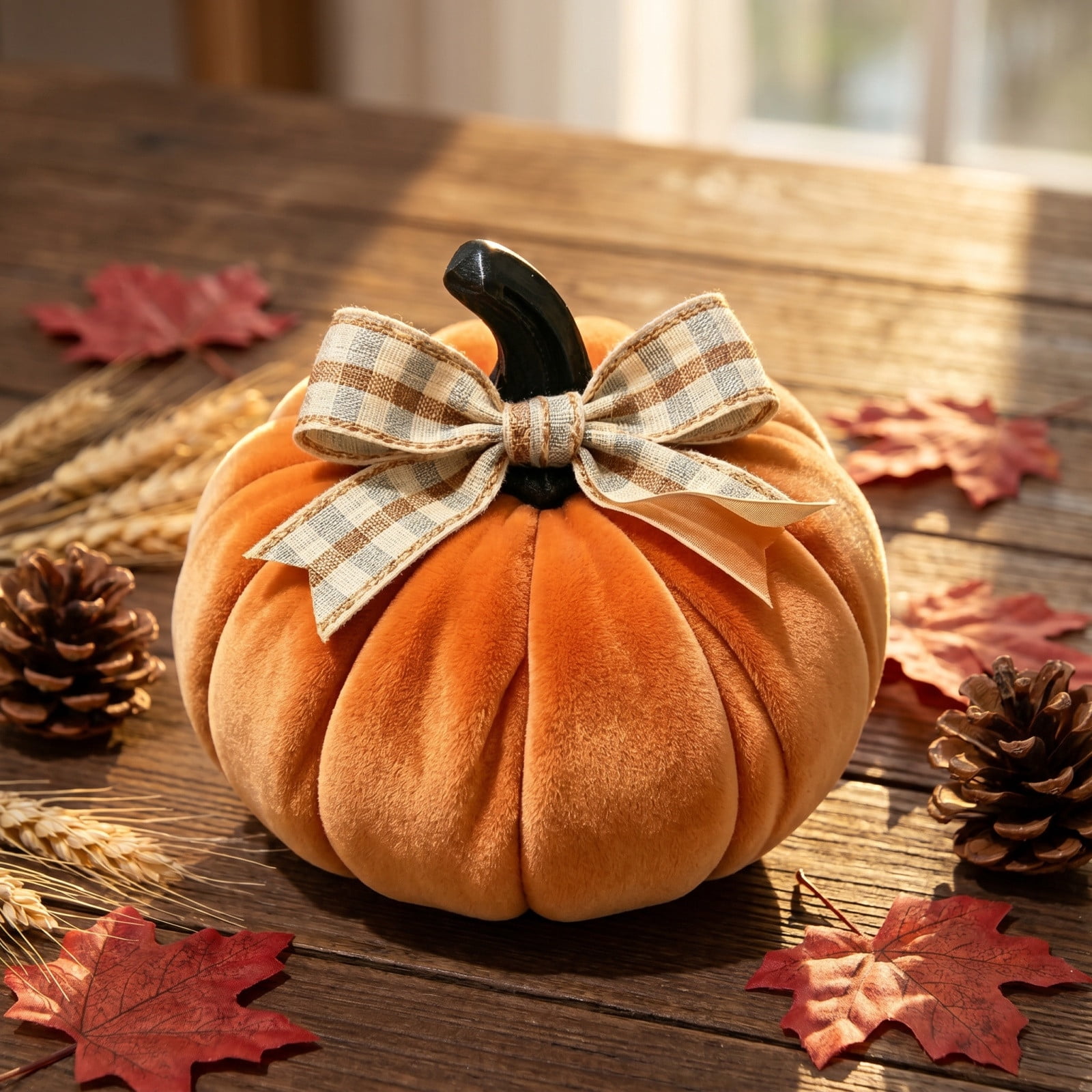 CaiTeLin Mini Artificial Pumpkin Ornaments, Creative Resin Crafts ...