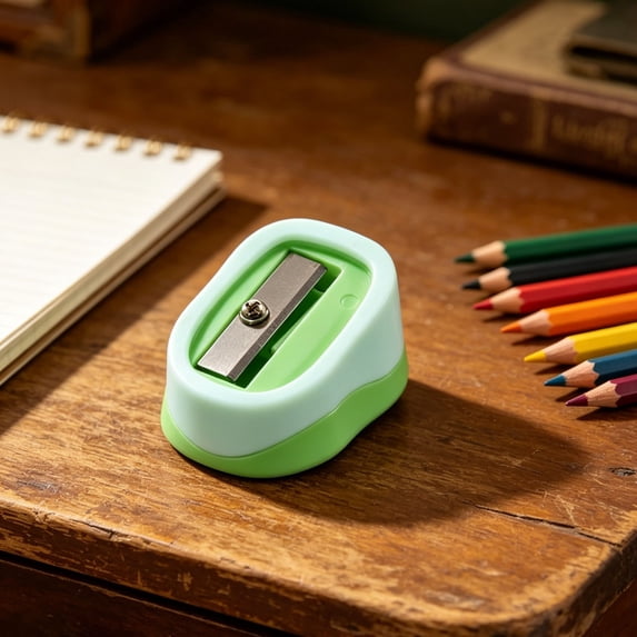 CaiTeLin Mini Manual Pencil Sharpeners Cute 4 Color Pack, Color Plastic ...
