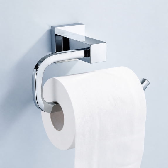 CaiTeLin Modern Metal Toilet Paper Stand, Wall Mounted Bathroom Tissue ...