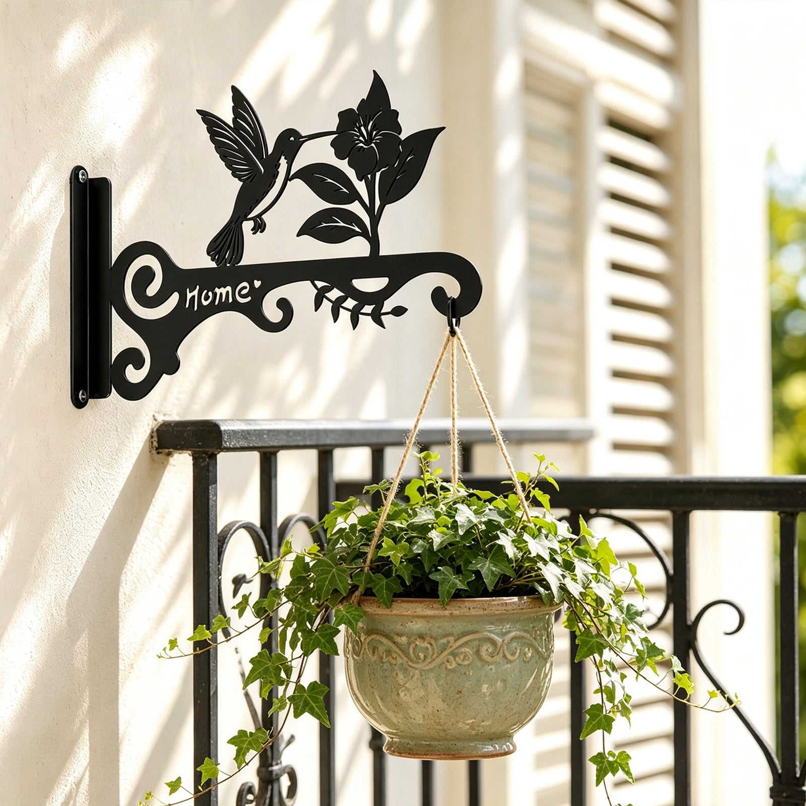 CaiTeLin Outdoor Indoor Wall Birds Hooks Bracket, Hanging Decorative ...