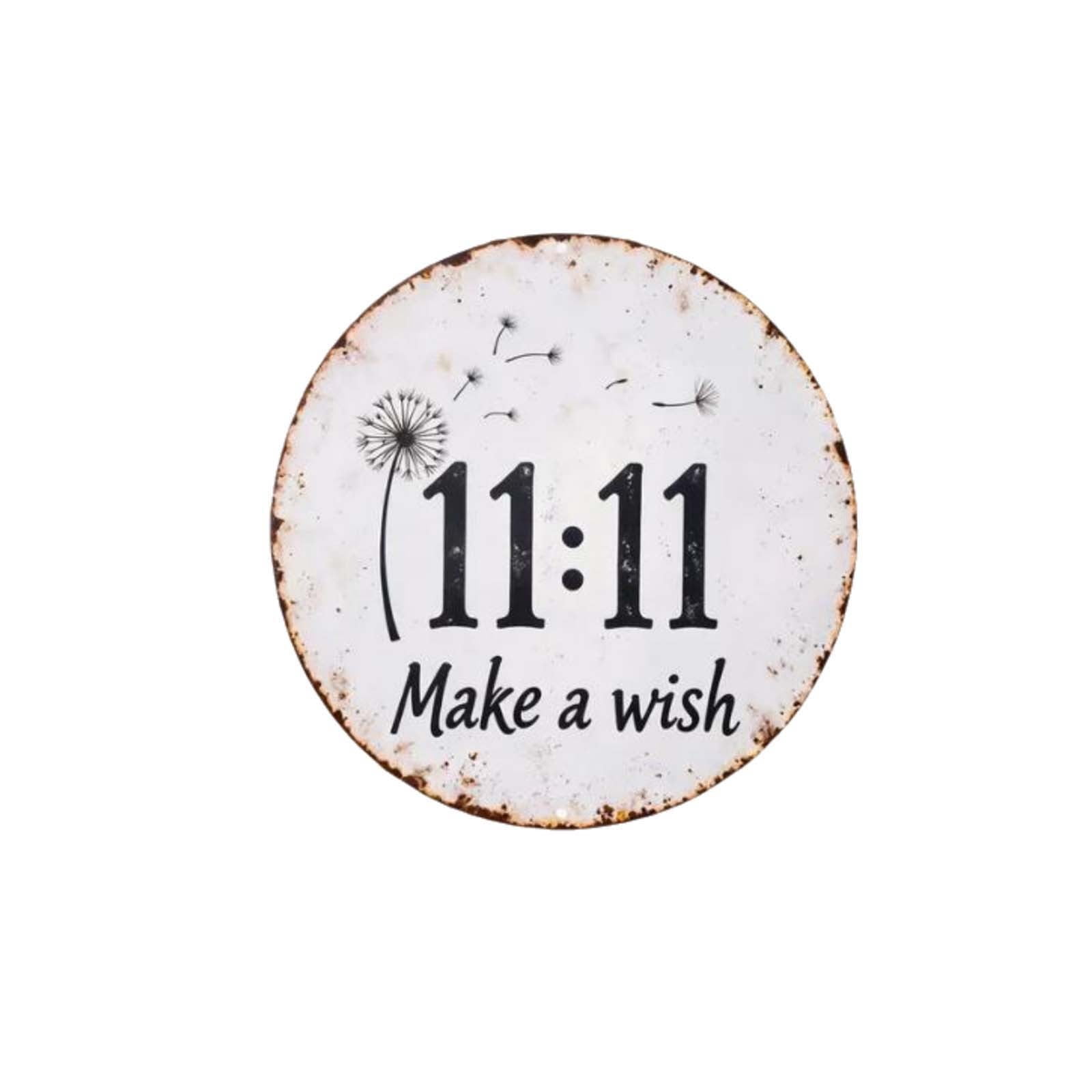 CaiTeLin Rural-style Iron Signs, Decorative Metal Wall Hanging with ...