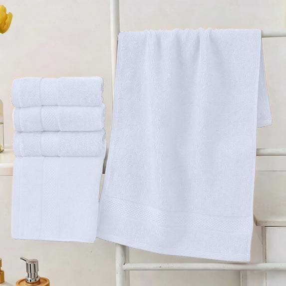 CaiTeLin Solid Color Cotton Towel, Household Absorbent Adult Face Cloth ...