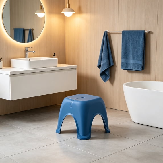 CaiTeLin Stool For Toilet, Low Stepping Stool With Non-Slip Base ...