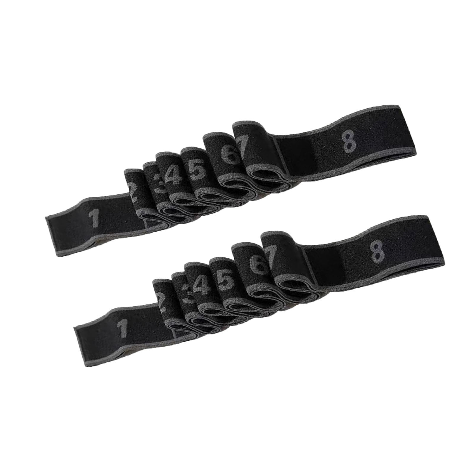 CaiYueKe 2 Pcs Elastic Resistance Bands Set for Yoga Pilates Workout ...