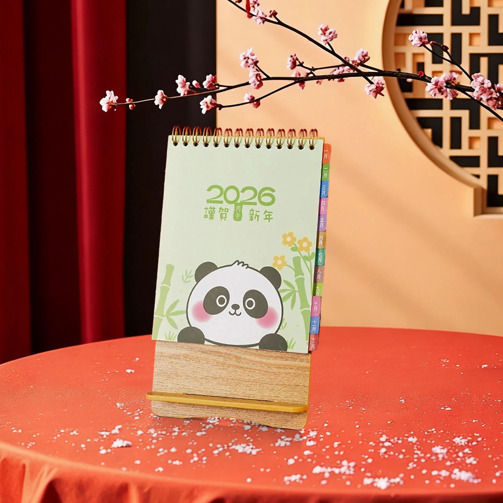 CaiYueKe 2026 Desk Calendar, Mini Office Desktop Calendar, Planner with ...