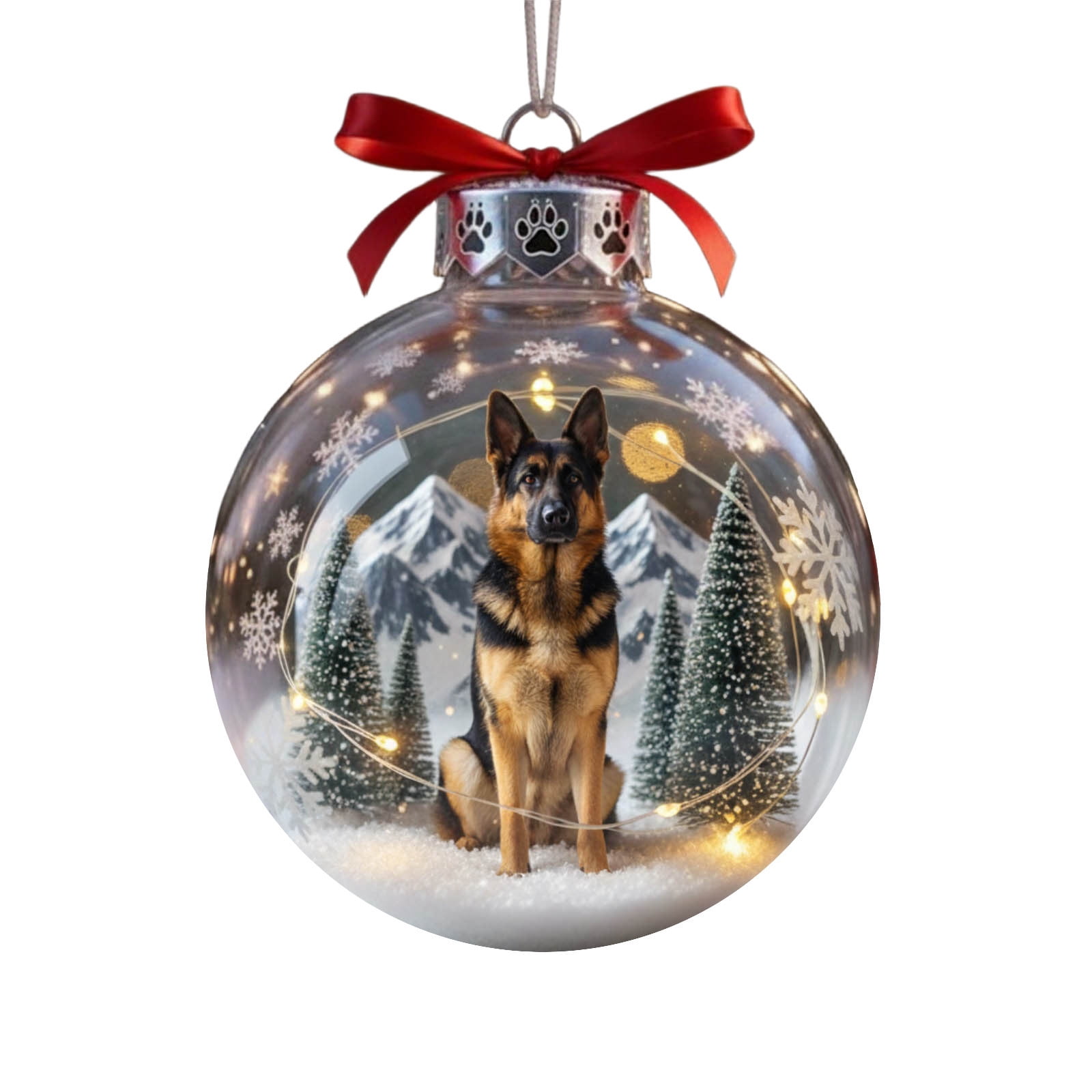 CaiYueKe Cute Dog Acrylic Flat Ornament - Pet Themed Keychain & Wall ...