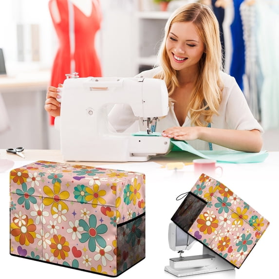 CaiYueKe Flower Sewing Machine Cover Protective Storage Bag Durable ...