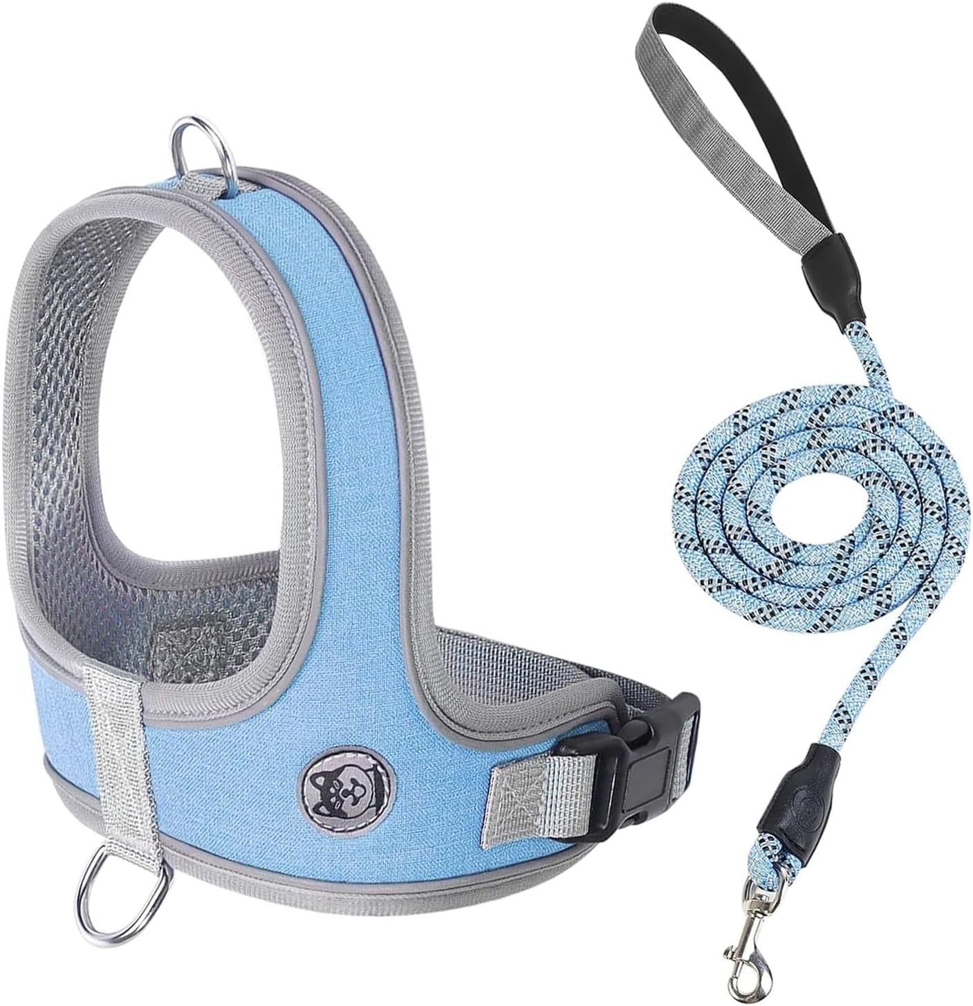 CaiYueKe No Pull Dog Harness, Reflective Vest Harness with Leash ...