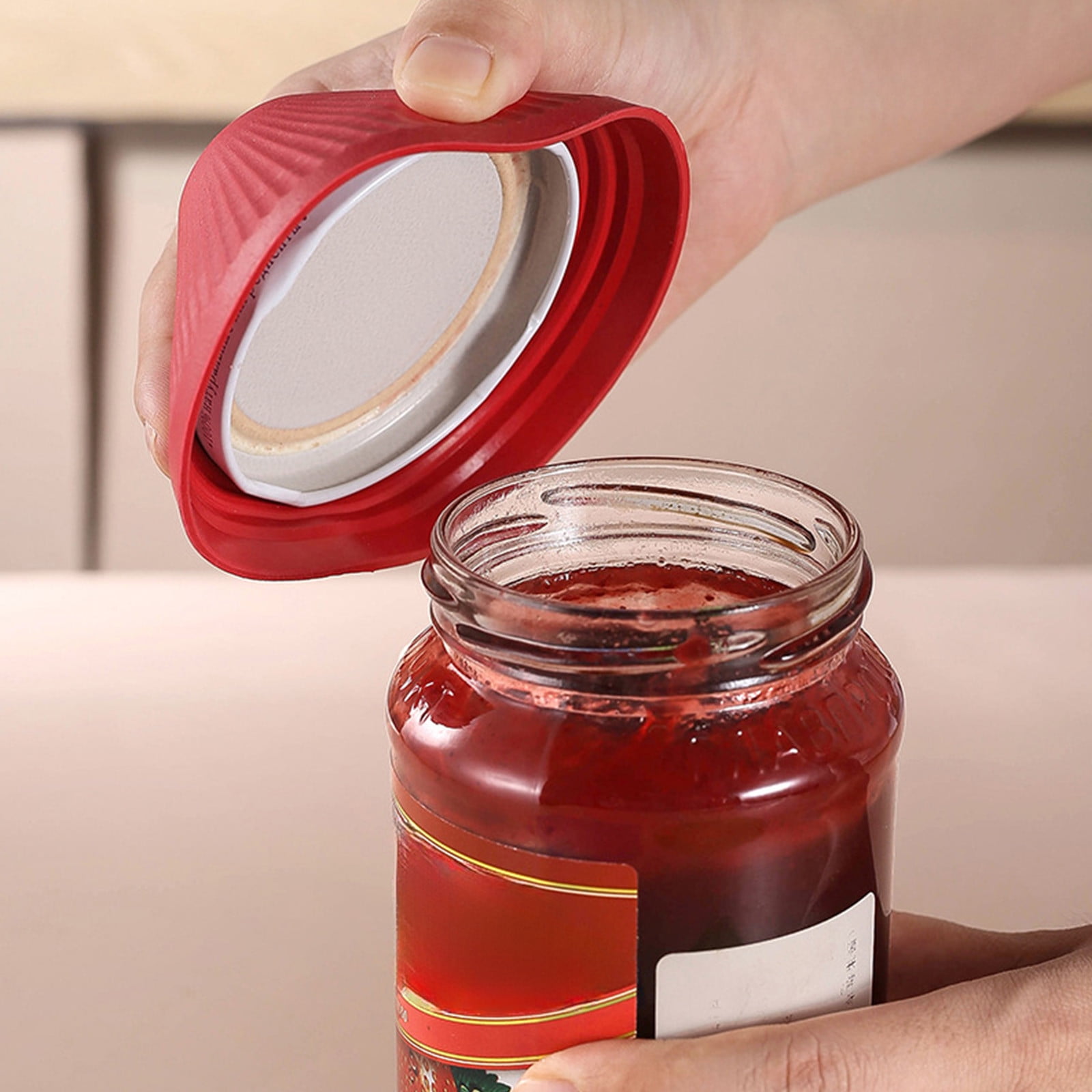 CaiYueKe Rubber Jar Opener Non-Slip Bottle Cap Opener Kitchen Grip Tool ...