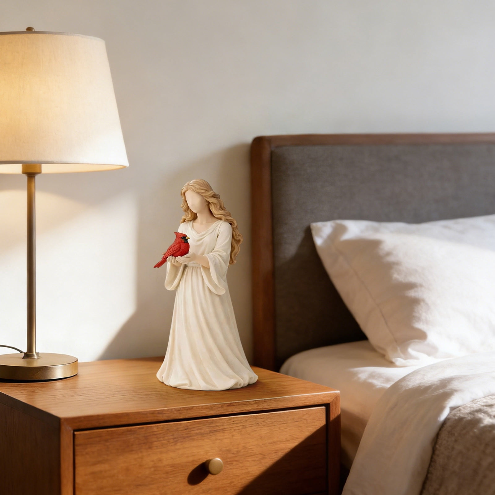 CaiYueKe Sympathy Memorial Ornament,Hand-Painted Resin Figurine ...