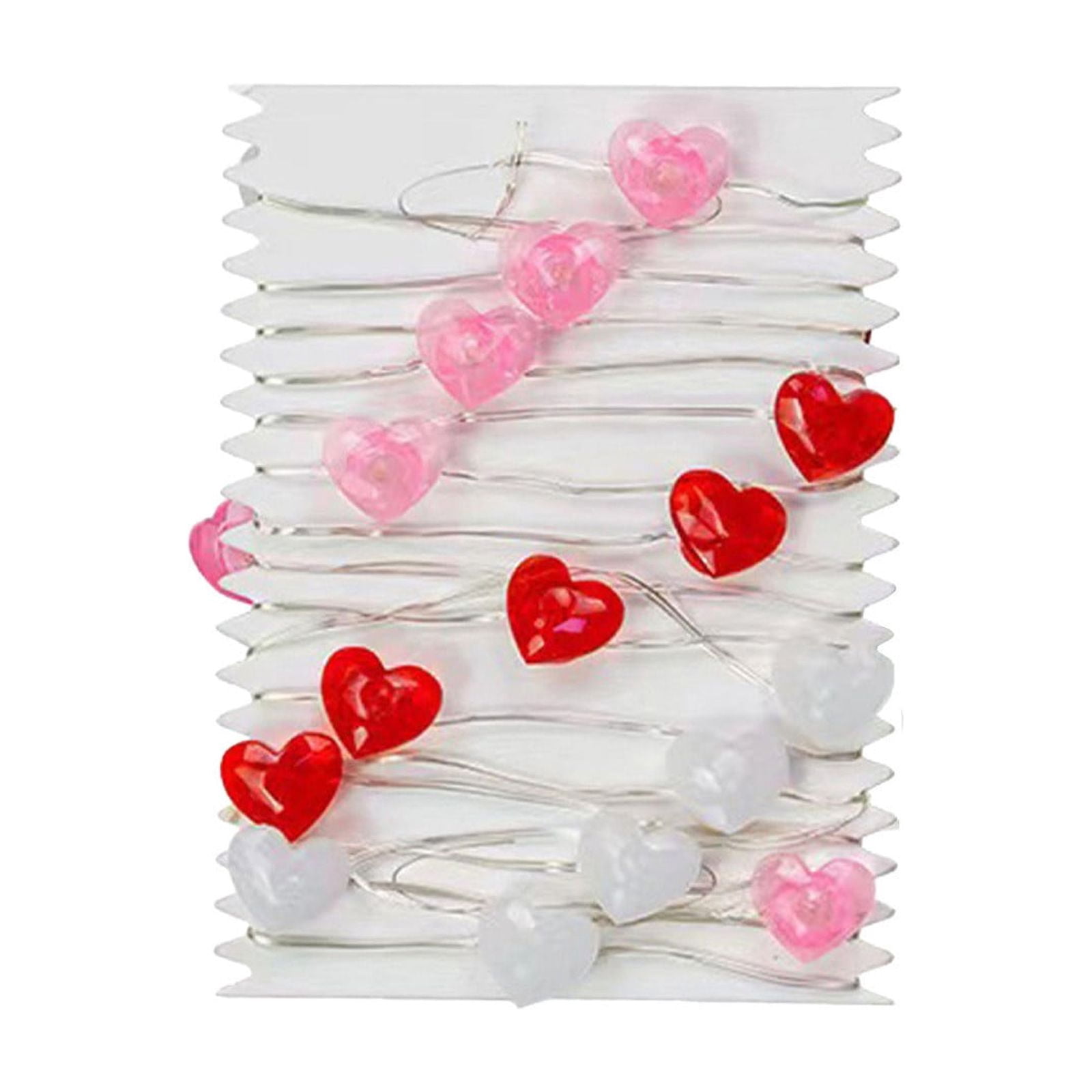 CaiYueKe Valentines Day String Lights Heart Shaped Fairy Lights ...