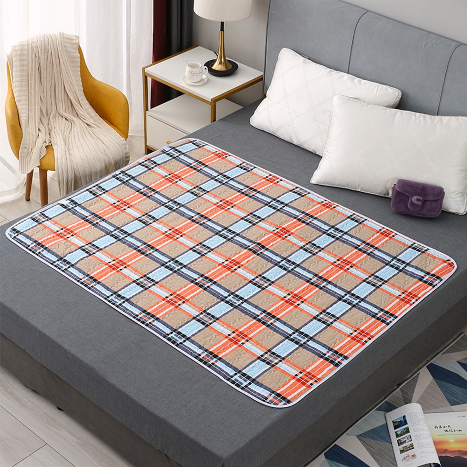 CaiYueKe Waterproof Washable Incontinence Pad for Bed Mattress Chair ...