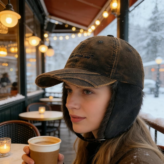 CaiYueKe Winter Hat for Men and Women, Thermal Ear Flap Beanie with ...