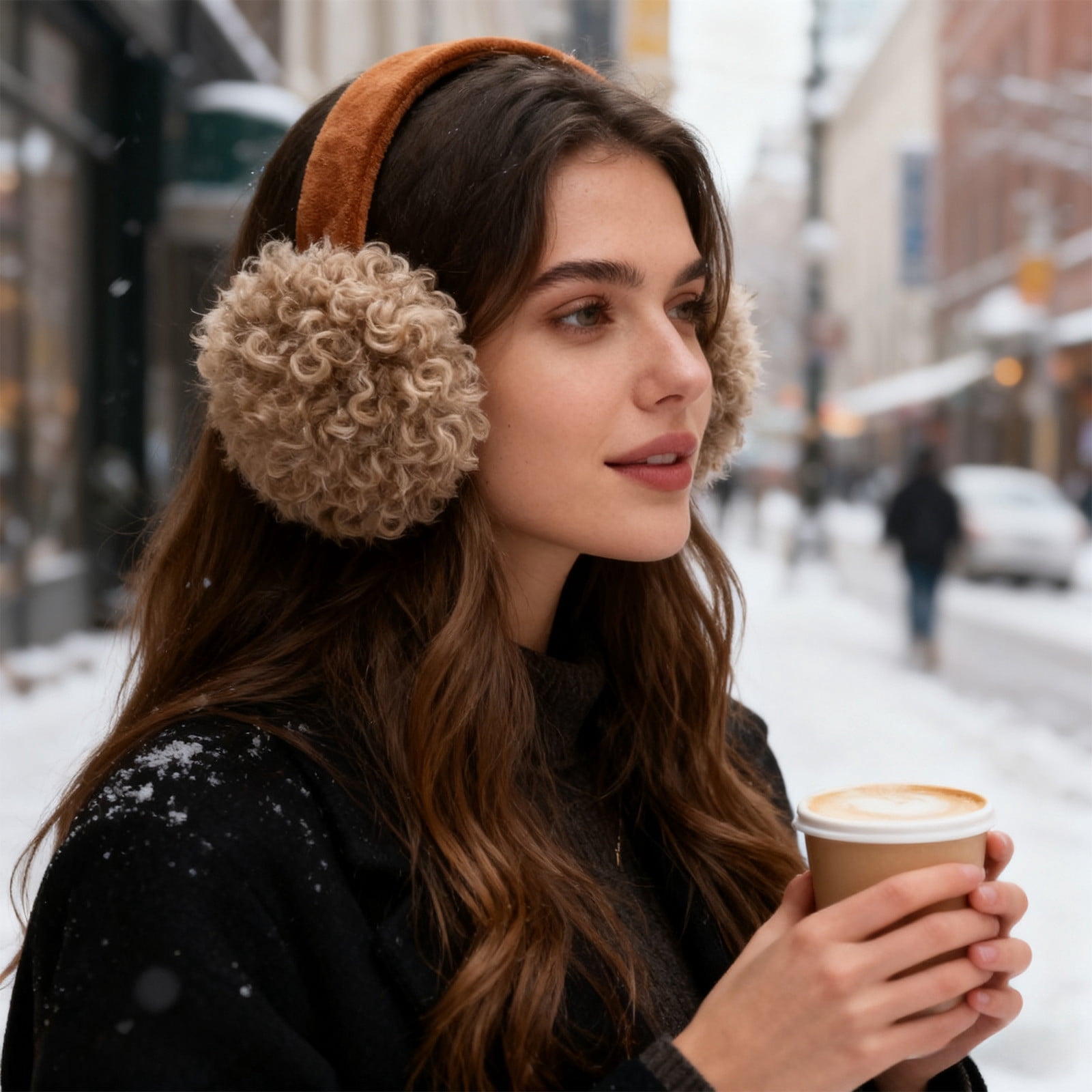 CaiYueKe Winter Thermal Earmuffs Foldable Warm Ear Muffs for Women Men ...