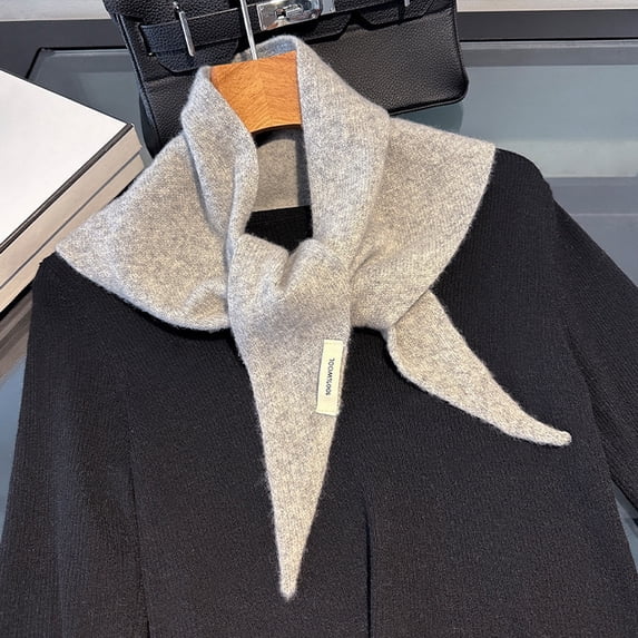 CaiYueKe Wool Knit Scarf Shawl Wrap for Women, Warm Winter Fashion ...