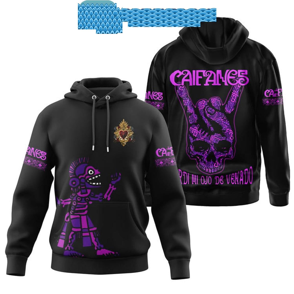 Caifanes Perdi Mi Ojo De Venado Hoodie T-Shirt - Walmart.com