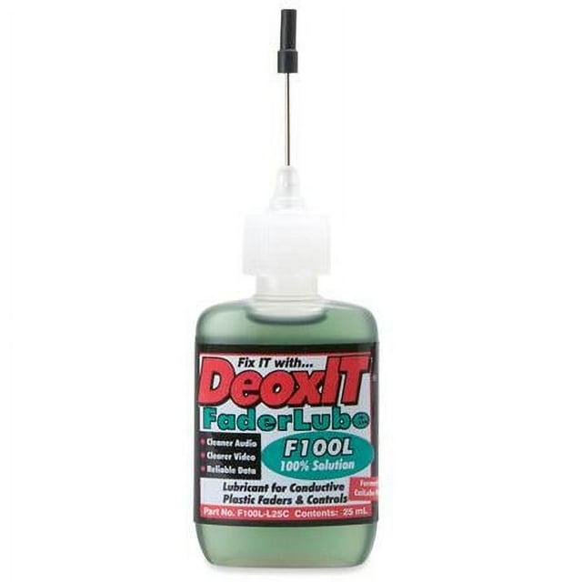Caig DeoxIT F100L Fader Lubricant, 5 oz. Needle Dropper - Walmart.com
