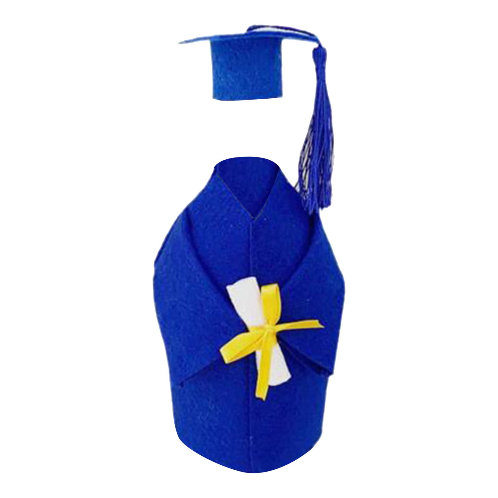 Caihaooo Graduation Coat Bottle Covers Sets Graduation Gown And Bottle ...