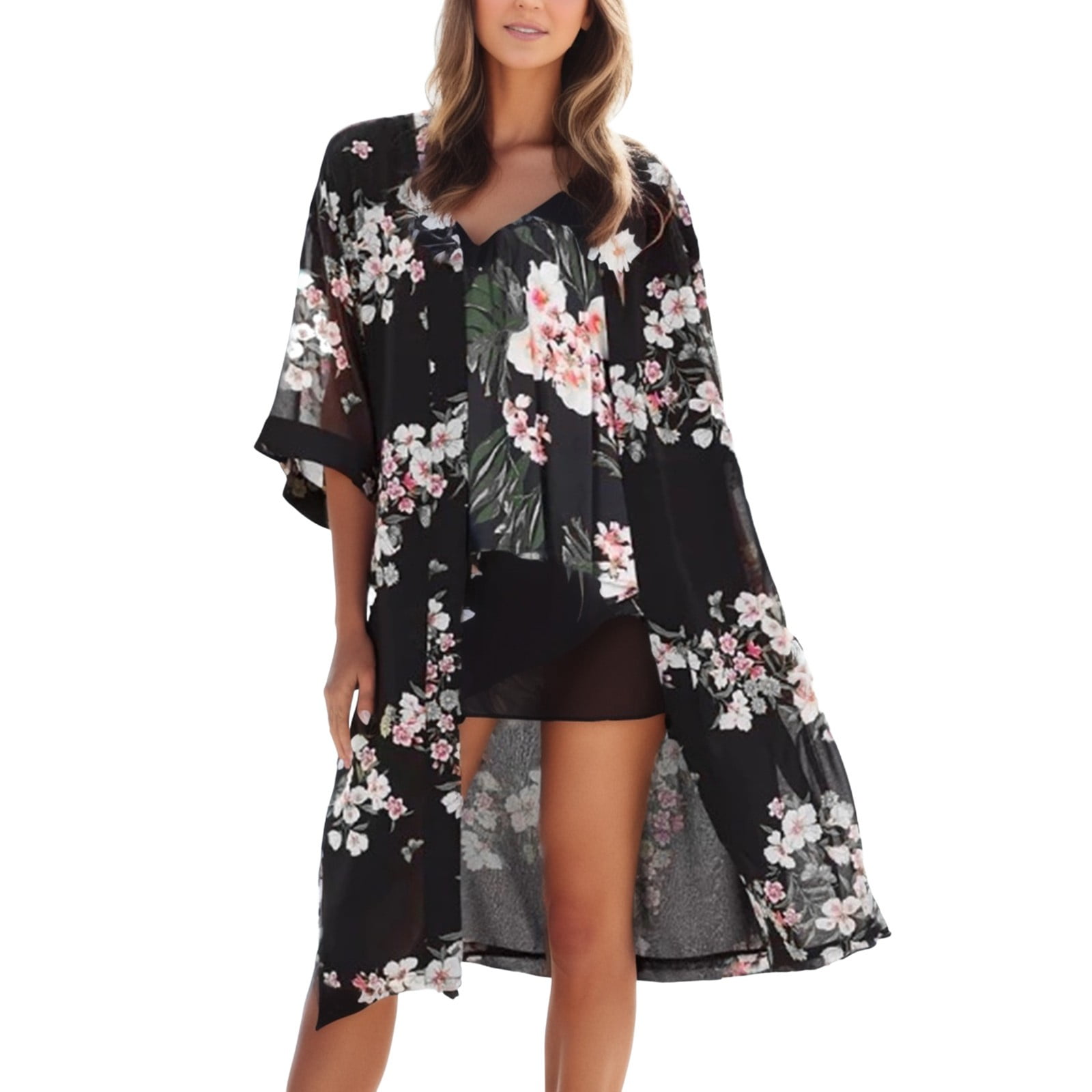 Caihaooo Swimwear Cover Up For Women Sexy Women Summer Long Flowy