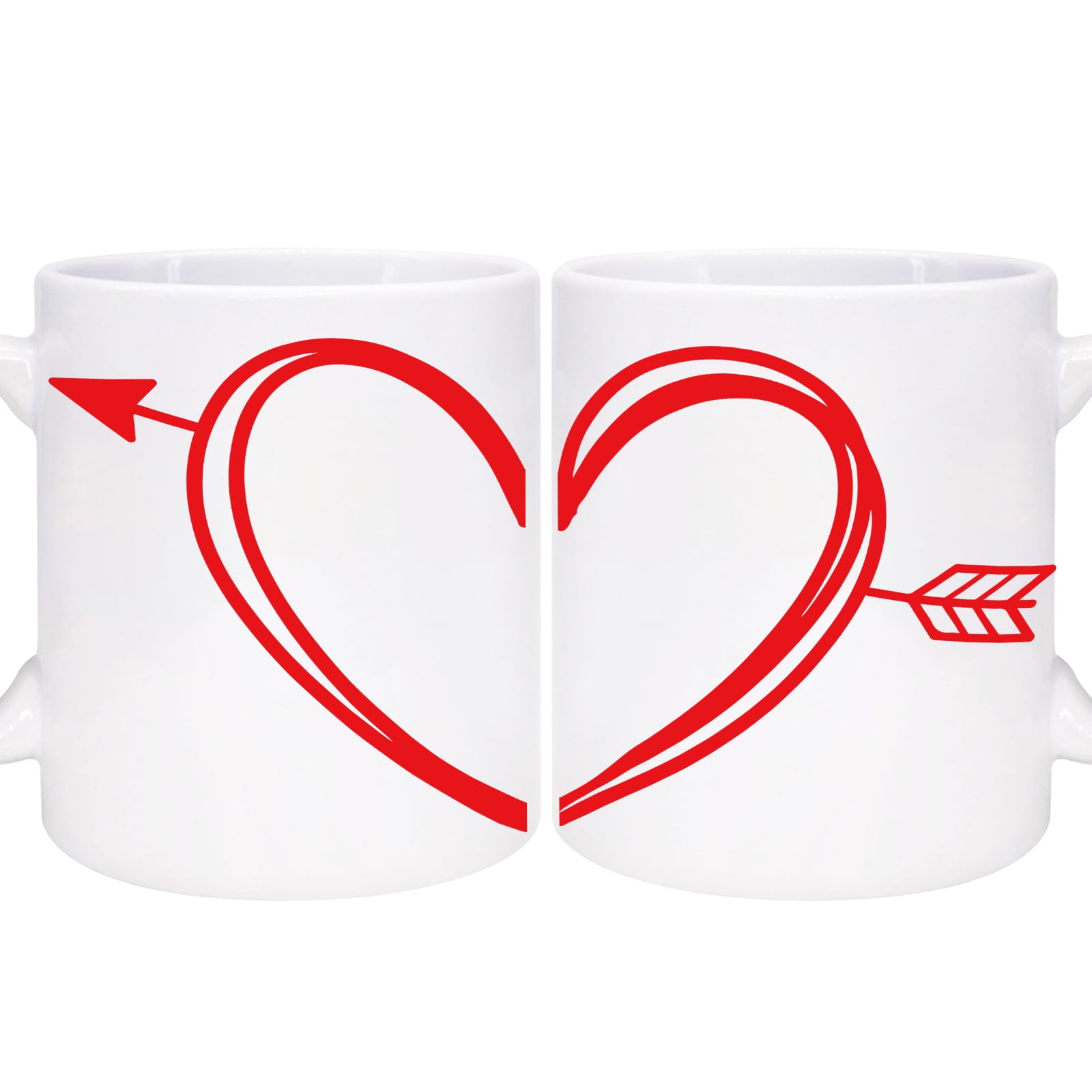 KAAYEE One Arrow Through the Heart Couple's Mugs-Wedding Gifts for ...