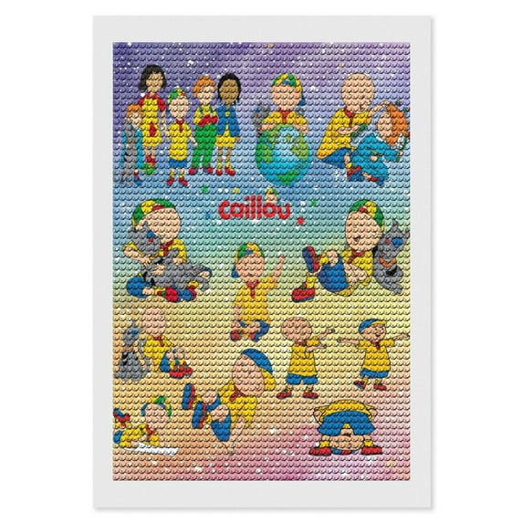 Caill-ou Picture Paintings Canvas Diamond Art Prints Wall Hang ...