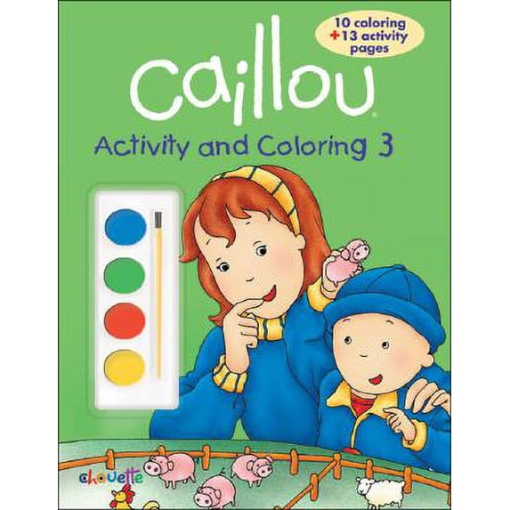 Caillou: Activity and Coloring 3 (Caillou Activity books) - Walmart.com