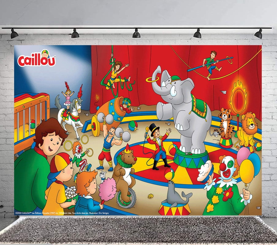 Caillou Backdrop Banner Party Supplies Poster Movie Theme Background ...