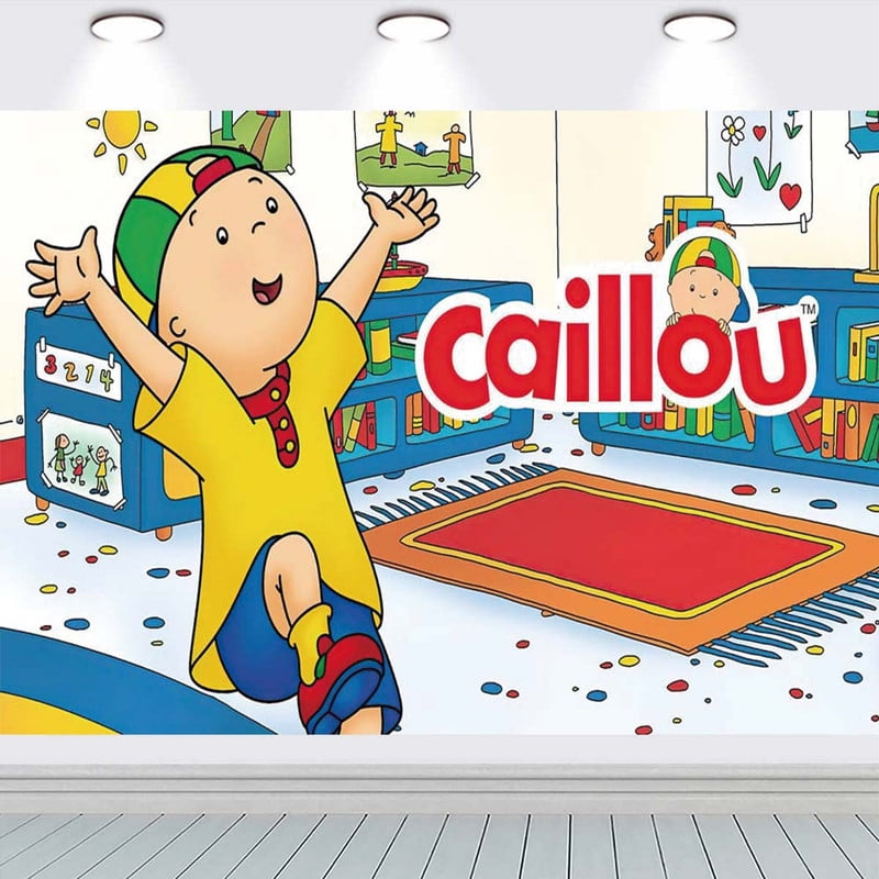 Caillou Backdrop Banner Party Supplies Poster Movie Theme Background ...