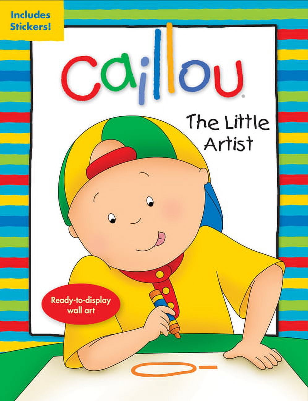 Caillou: Caillou: The Little Artist: Ready-To-Display Wall Art ...
