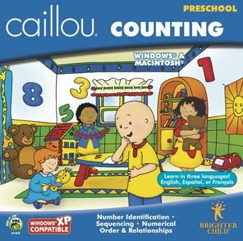caillou counting preschool - Walmart.com