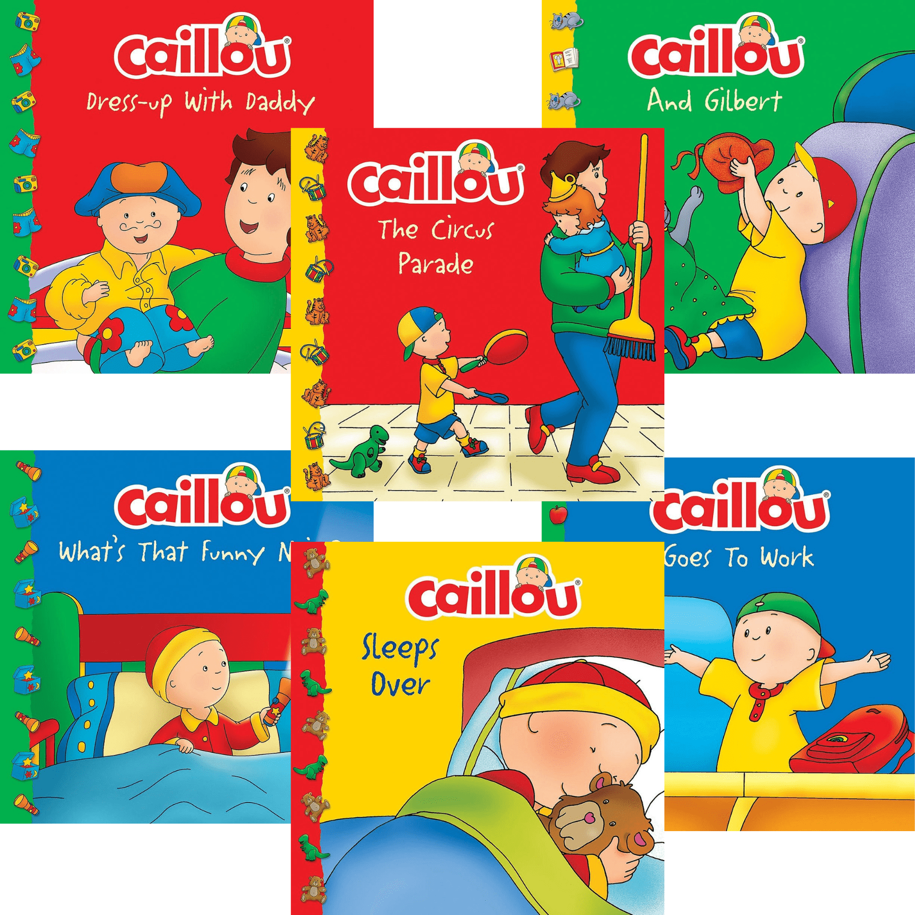 Caillou Series Book Set #1 : Caillou and Gilbert, Caillou: Circus ...
