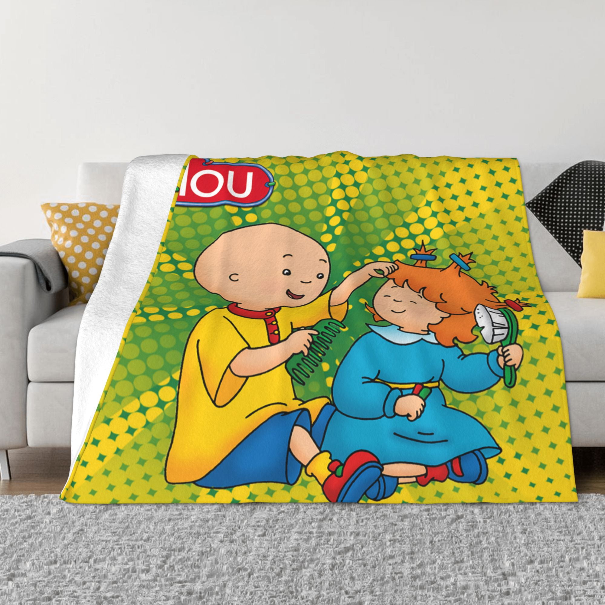Caillou Soft Micro Fleece Blanket Throw Lightweight Flannel Blankets ...