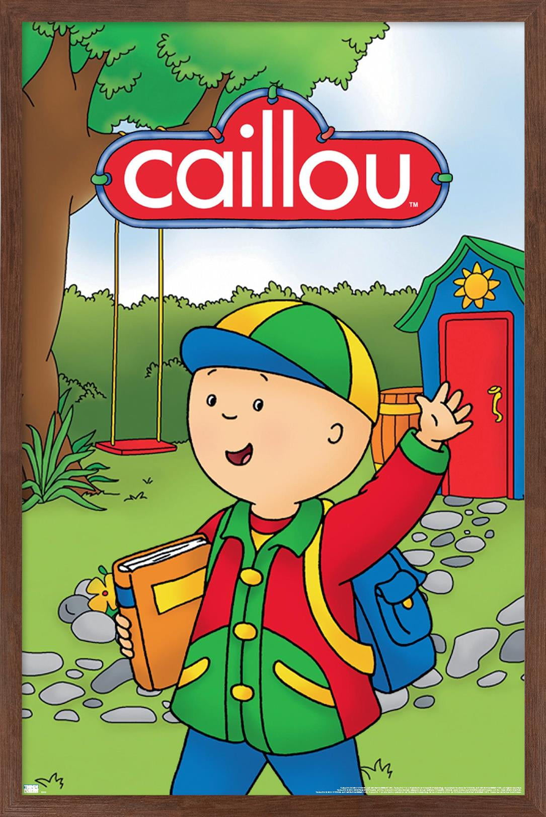 Caillou - Wave Wall Poster, 14.725" x 22.375" Framed - Walmart.com
