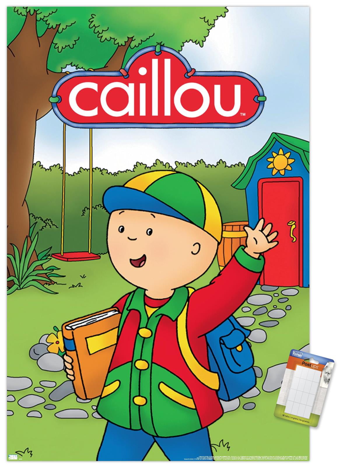 Caillou - Wave Wall Poster, 14.725" x 22.375" - Walmart.com