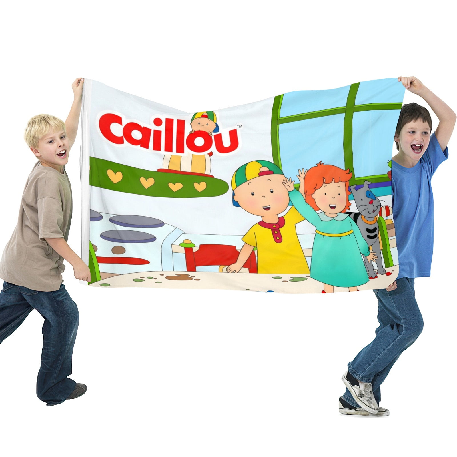 Caillou-themed Printed Flag Perfect gift for fans, friends, and family ...