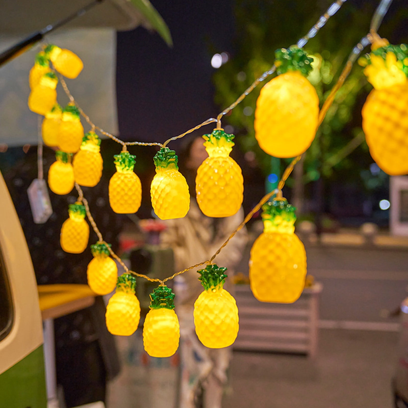 Cailmei 78.7 Inches Led Pineapple String Lights Party Ambient Lights ...
