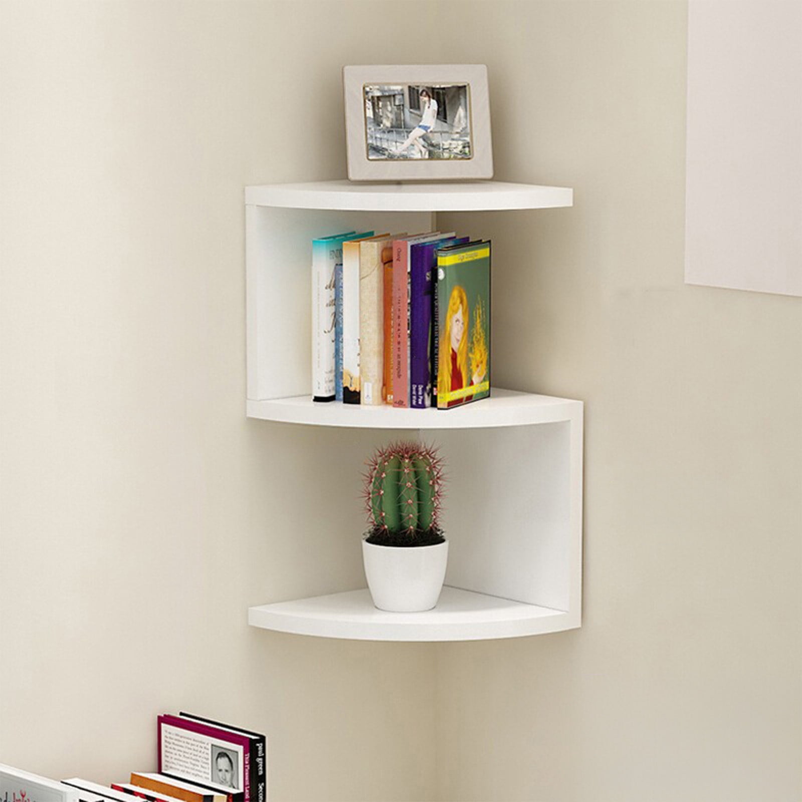 Cailmei Corner Shelf Corner Corner Shelf No Punch Wall Organizer ...