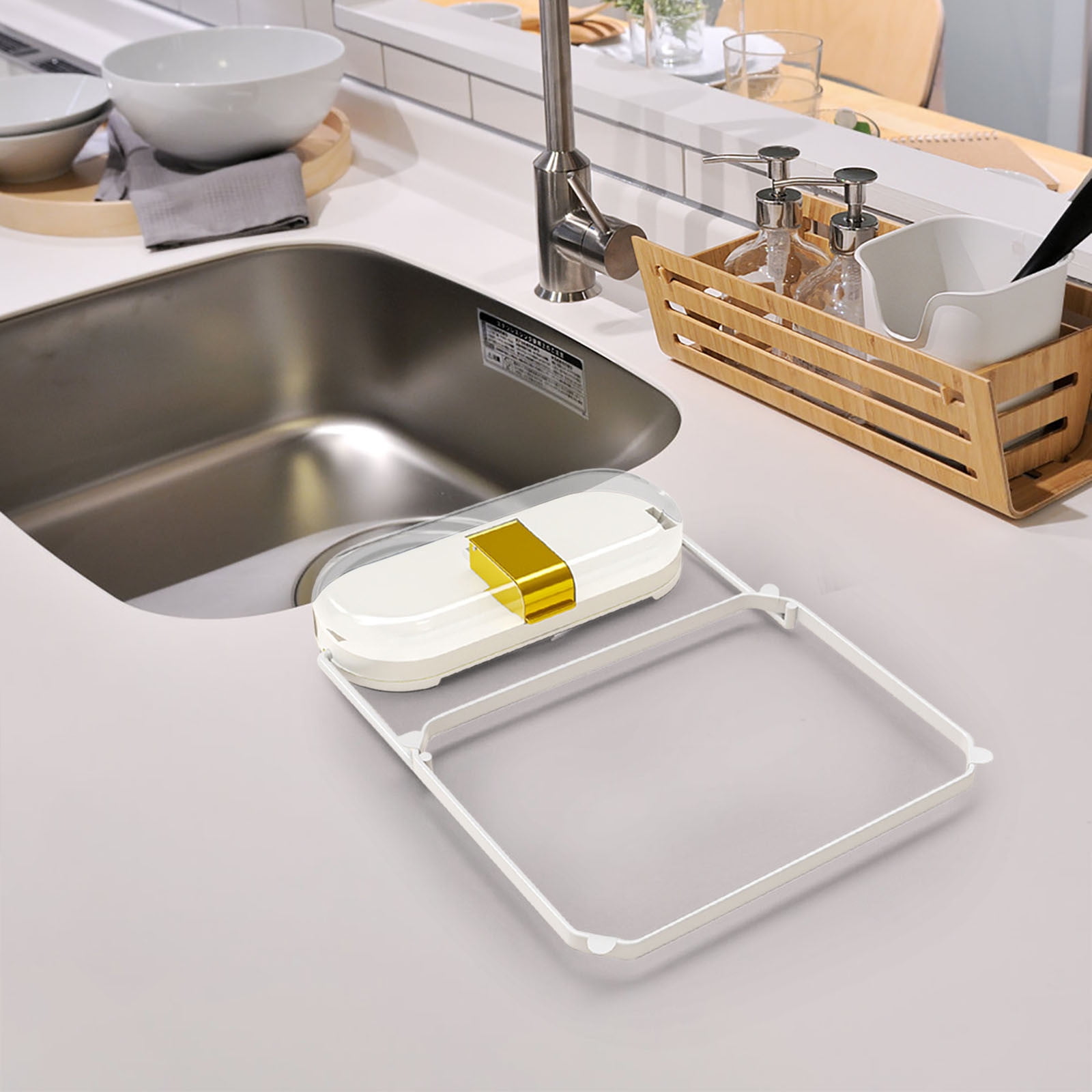 Cailmei Kitchen Sink Filter Mesh Frame Suction Cup Type Disposable ...