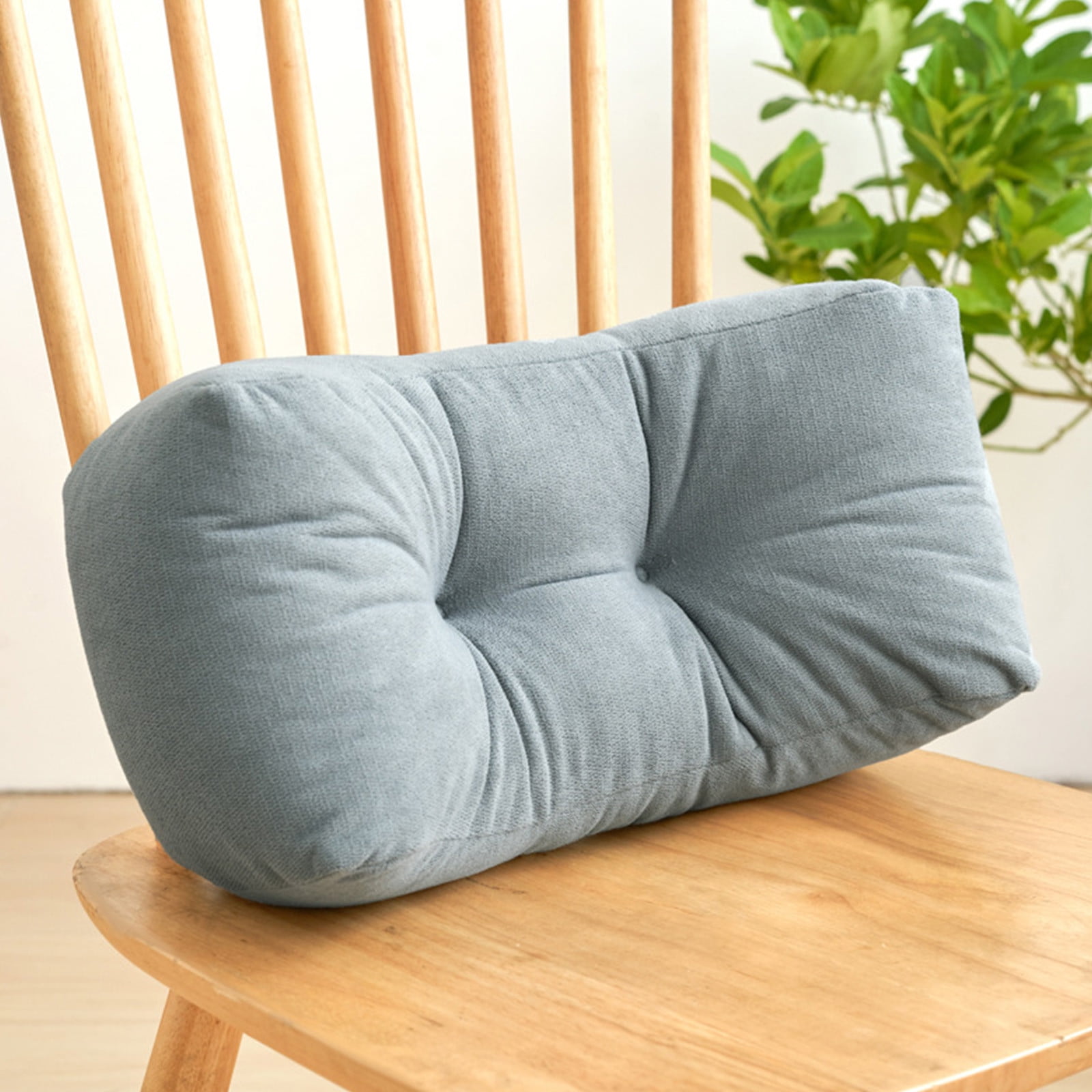 Cailmei Olid Color Thickened Waist Cushion Nap Pillow Bedside Chair ...