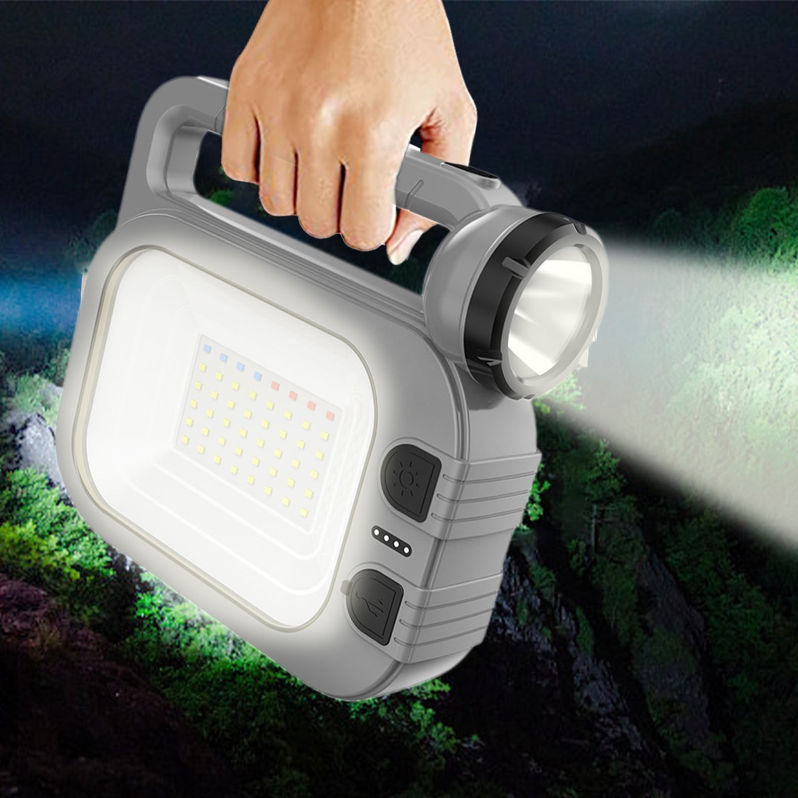 Cailmei Super Bright Flashlight Usb Portable Camping Light -Powerful ...